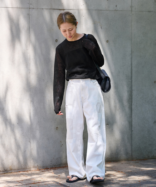 FRAMeWORK（フレームワーク）の「JOHNBULL/ジョンブル 10ozホワイトデニムHW（デニムパンツ）」 - WEAR