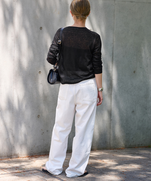 FRAMeWORK（フレームワーク）の「JOHNBULL/ジョンブル 10ozホワイトデニムHW（デニムパンツ）」 - WEAR