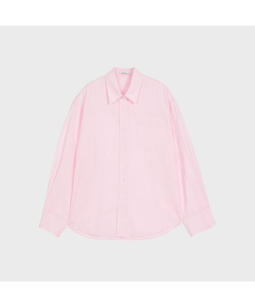 Loose-Fit Check Shirt (Pink)（シャツ/ブラウス）｜ALKI ALKA（アルキアルカ）のファッション通販 ...