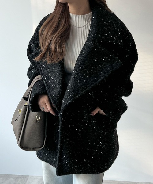 【セール】ブークレミドルオーバーサイズBIGジャケット（ピーコート）｜STELLA FISH（ステラフィッシュ）のファッション通販 ...