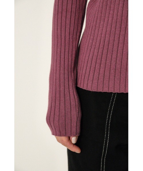 LAGUA GEM（ラグアジェム）の「GROOVE RIB トップス（ニット/セーター）」 - WEAR