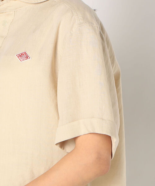 DANTON（ダントン）の「【DANTON/ダントン】 LINEN SHIRT S/S（リネン半袖シャツ）#JD-3565KLS（シャツ/ブラウス）」 - WEAR