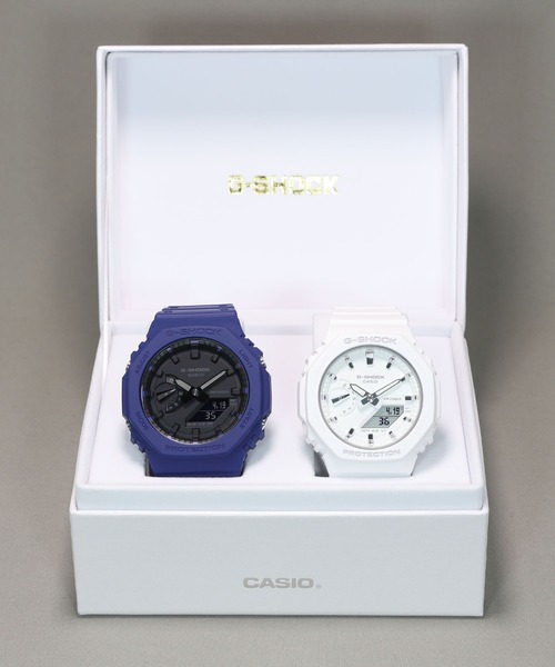 G-SHOCK（ジーショック）の「Pair Model / オクタゴンベゼル / カーボンコアガード / GA-2100-2AJF × GMA ...