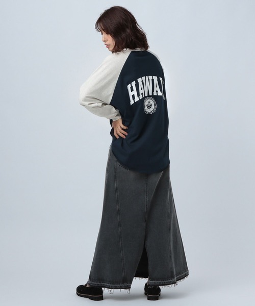 BAYFLOW（ベイフロー）の「【UNIVERSITY OF HAWAII】ラグランTシャツ（Tシャツ/カットソー）」 - WEAR