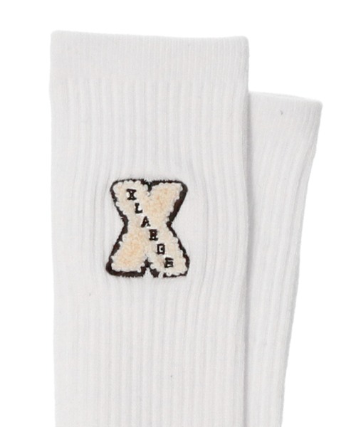 XLARGE（エクストララージ）の「X LOGO SOCKS（ソックス/靴下）」 - WEAR