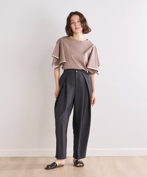 INED CLARO（イネドクラロ）の「【接触冷感】ハンカチスリーブカットソー（Tシャツ/カットソー）」 - WEAR