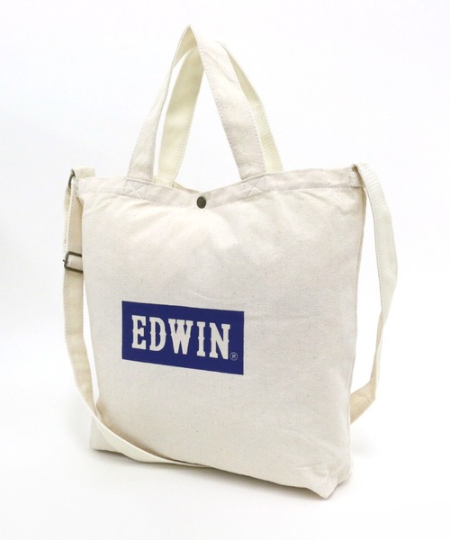 EDWIN（エドウィン）の「EDWIN/エドウィン ロゴ 2WAYトートバック/ショルダーバック（トートバッグ）」 - WEAR