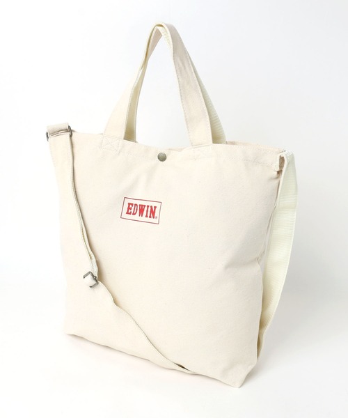 EDWIN（エドウィン）の「EDWIN/エドウィン ロゴ 2WAYトートバック/ショルダーバック（トートバッグ）」 - WEAR