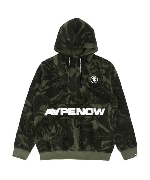 AAPE BY A BATHING APE（エーエイプバイアベイシングエイプ）の「AAPE NOW BOA FLEECE HAIF ZIP ...