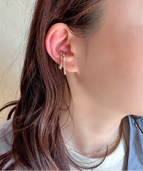 CALIFORNIA OUTFITTERS（カリフォルニア アウトフィッターズ）の「ROUGH DOUBLE EARCUFF/ダブル イヤーカフ【LULKA-ルールカ-】（イヤーカフ）」 - WEAR