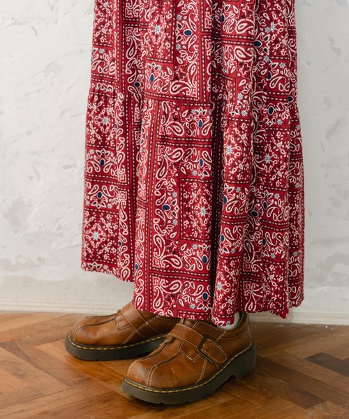 eLur（エラー）の「【eLur】ペイズリーティアードスカート（スカート）」 - WEAR