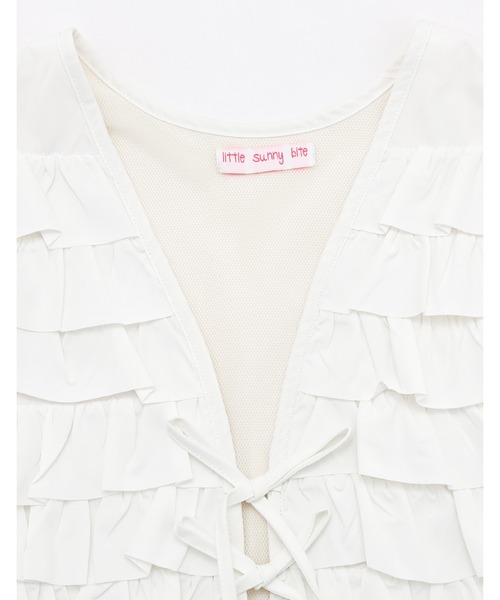Little sunny bite（リトルサニーバイト）の「Frill vest（ベスト）」 - WEAR