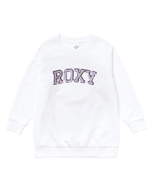ROXY（ロキシー）の「MINI GLITTER ROXY/ロキシーキッズスウェットトレーナー（スウェット）」 - WEAR