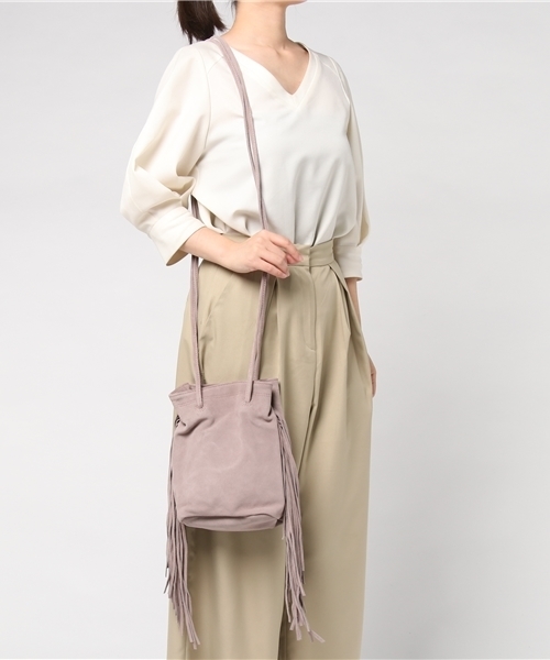 ICO JEENE（イコジーニ）の「ショルダーバッグ ミニ フリンジ 【ICO JEENE/イコ・ジーニ】（ショルダーバッグ）」 - WEAR