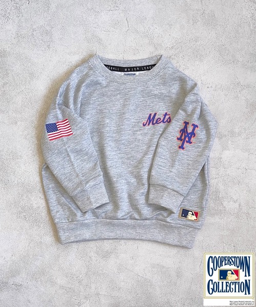 MLB（メジャーリーグベースボール）の「【MLB】ロゴプリントスウェット（80～150cm）（スウェット）」 - WEAR