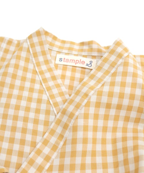stample（スタンプル）の「チェック＆ストライプ キッズ 甚平（浴衣）」 - WEAR