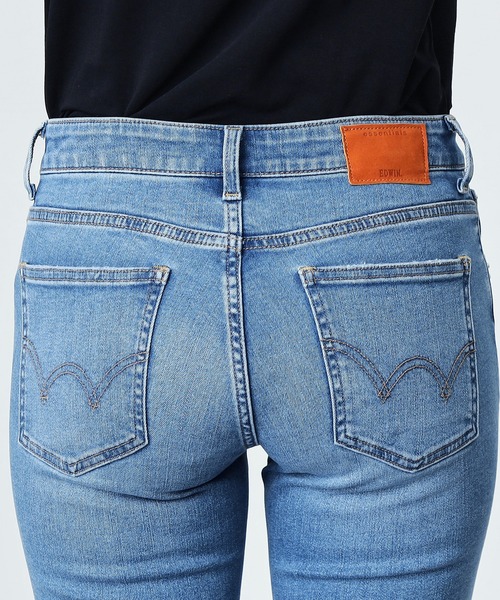 EDWIN（エドウィン）の「essentials ストレッチフレアデニムパンツ（デニムパンツ）」 - WEAR