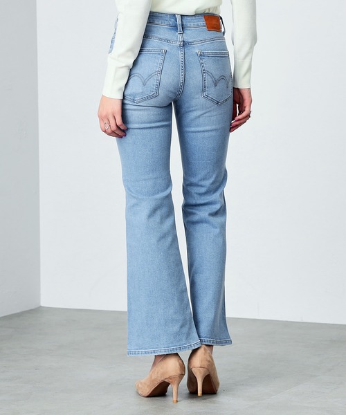 EDWIN（エドウィン）の「essentials ストレッチフレアデニムパンツ（デニムパンツ）」 - WEAR