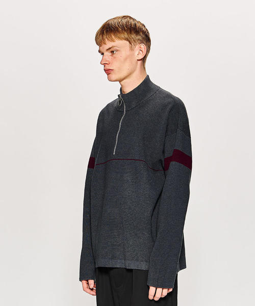 MONKEY TIME（モンキータイム）の「＜monkey time＞ HALF MILANO RIB HALF ZIP KNIT/ニット ...