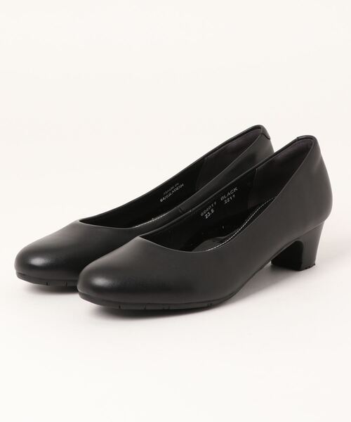 ASBee（アスビー）の「OFFICE SUPPORT オフィスサポート レディース 本革オフィスパンプス【Wクッション/幅広4E】 684011（パンプス）」 - WEAR