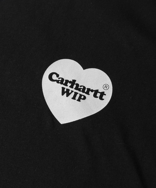 Carhartt WIP（カーハートダブリューアイピー）の「【Carhartt/カーハート】ワンポイントハートロゴ＆バックBIGバンダナプリント デザイン 半袖Tシャツ/HEART ...