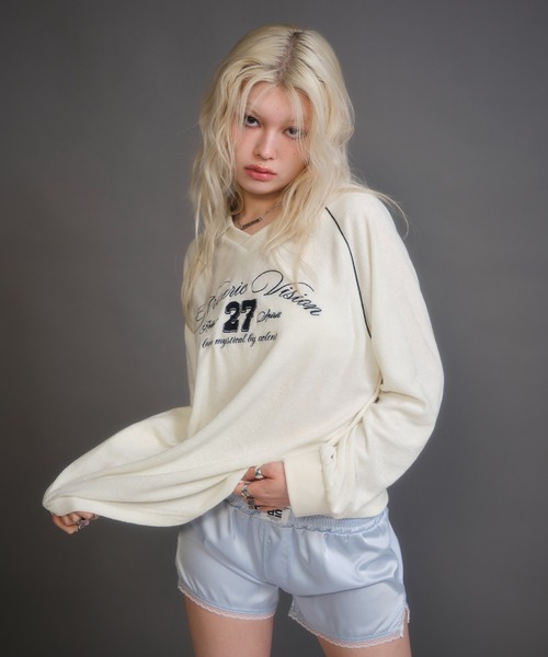 ACLENT（アクレント）の「パイルロゴロンT（Tシャツ/カットソー）」 - WEAR