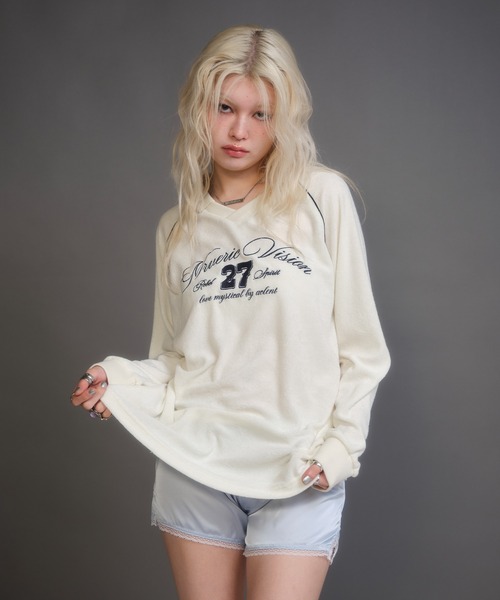 ACLENT（アクレント）の「パイルロゴロンT（Tシャツ/カットソー）」 - WEAR