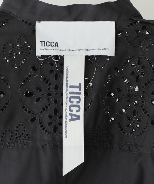 TICCA（ティッカ）の「【TICCA/ティッカ】 レースハンソデシャツワンピース（ワンピース）」 - WEAR