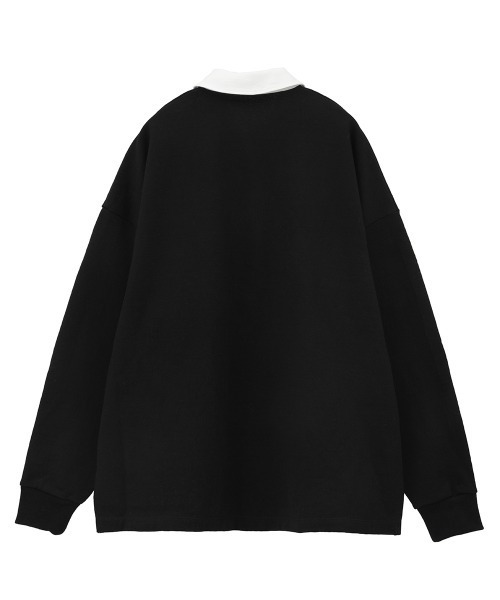 CLANE（クラネ）の「CLANE/クラネ/DEEP NECK WIDE RUGBY SHIRT（シャツ/ブラウス）」 - WEAR
