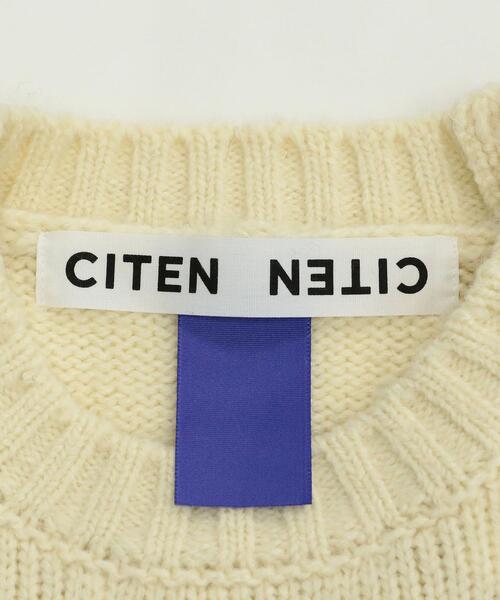 CITEN（シテン）の「＜CITEN＞バイカラー ニット（ニット/セーター）」 - WEAR