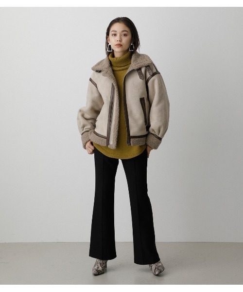 AZUL by moussy（アズールバイマウジー）の「B-3 BOA JACKET/B-3ボアジャケット（ブルゾン）」 - WEAR