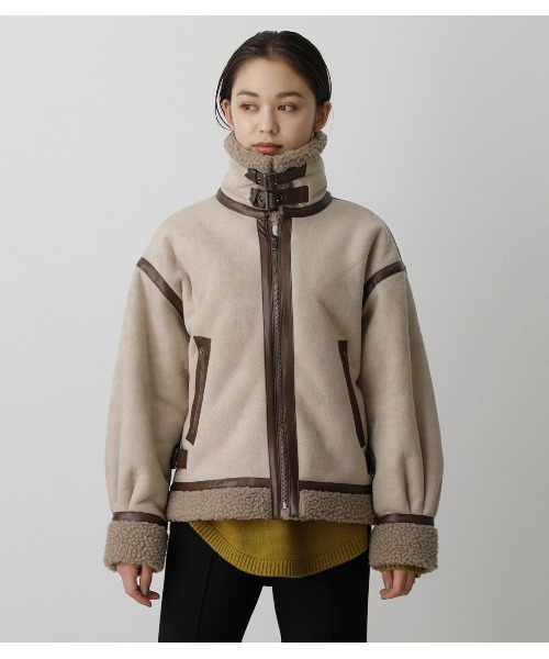 AZUL by moussy（アズールバイマウジー）の「B-3 BOA JACKET/B-3ボアジャケット（ブルゾン）」 - WEAR