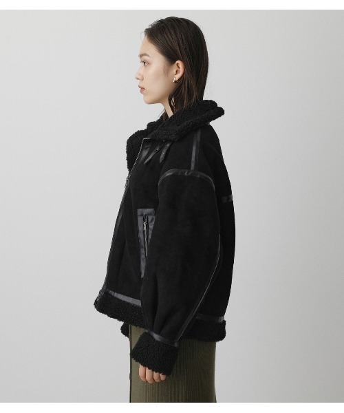 AZUL by moussy（アズールバイマウジー）の「B-3 BOA JACKET/B-3ボアジャケット（ブルゾン）」 - WEAR