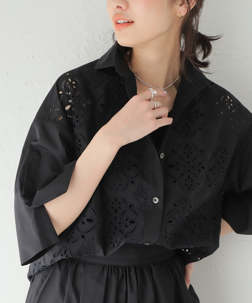 TICCA（ティッカ）の「【TICCA/ティッカ】 レースSHBL：ブラウス（シャツ/ブラウス）」 - WEAR