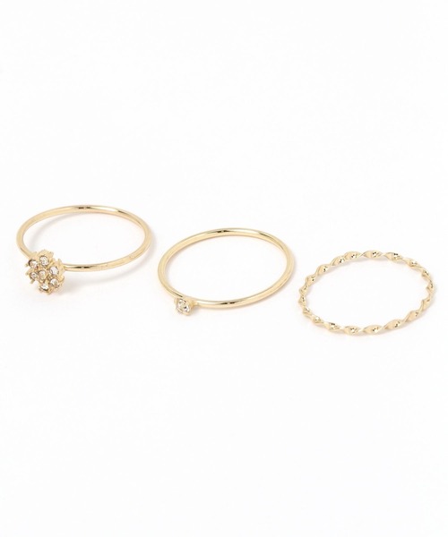 シンプルセットリング3[tiny tiny(ティニーティニー)]（リング）｜tiny tiny（ティニーティニー）のファッション通販 - ZOZOTOWN