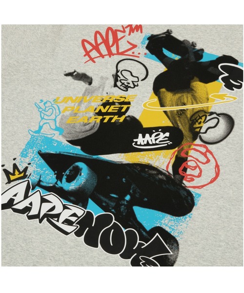 AAPE BY A BATHING APE（エーエイプバイアベイシングエイプ）の「AAPE THEME MAIN TEE（Tシャツ/カットソー ...