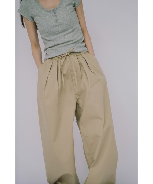 duei（デュイ）の「ベーシックコットンワイドパンツ（その他パンツ）」 - WEAR