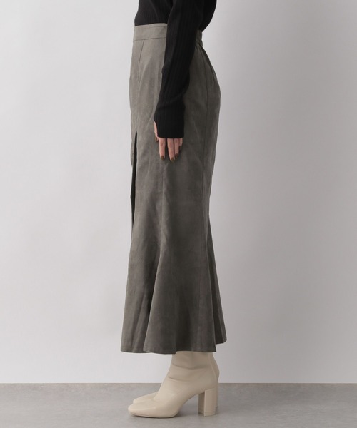 LOWRYS FARM（ローリーズファーム）の「フェイクスエードキリカエフレアスカート 166345（スカート）」 - WEAR