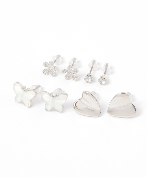 4SETピアス[tiny tiny(ティニーティニー)]（ピアス（両耳用））｜tiny tiny（ティニーティニー）のファッション通販 - ZOZOTOWN