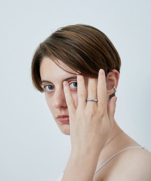 JUNRed（ジュンレッド）の「ital. from JUNRed / wavy ring thin（リング）」 - WEAR