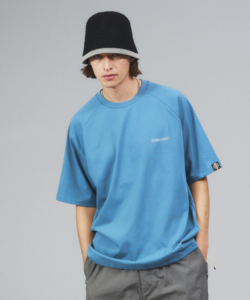 PENDLETON（ペンドルトン）の「WEB限定 【PENDLETON/ペンドルトン】ネイティブ柄バックプリント ショートスリーブ Raglan / ラグランTシャツ（Tシャツ/カットソー ...