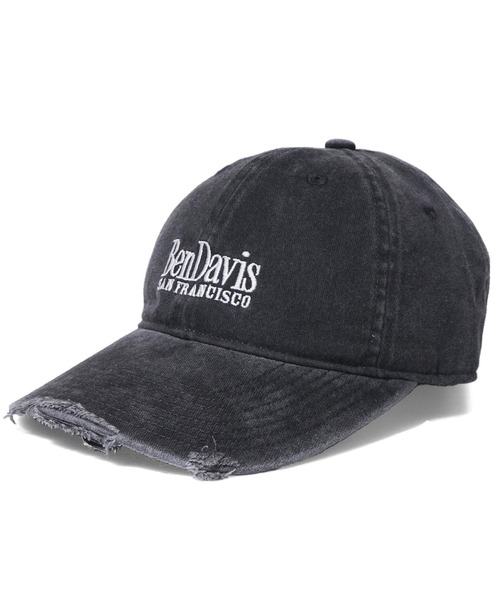 《BEN DAVIS》LONG BRIM DAMAGED CAP つば広キャップ（キャップ）｜BEN DAVIS（ベンデイビス）のファッション ...