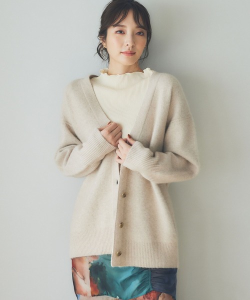 Andemiu（アンデミュウ）の「ラクーンコンユルニットカーディガン281141（カーディガン/ボレロ）」 - WEAR