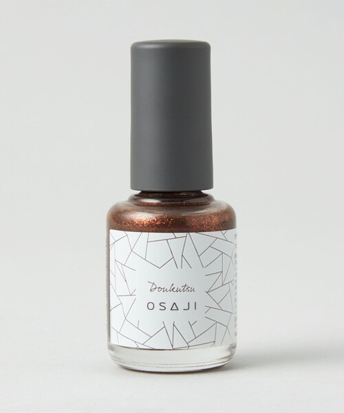 OSAJI（オサジ）の「【別注】＜OSAJI×CITEN＞フラットポーチセット（ポーチ・ネイルカラー） ライトゴールド（コスメキット/ギフトセット）」 - WEAR