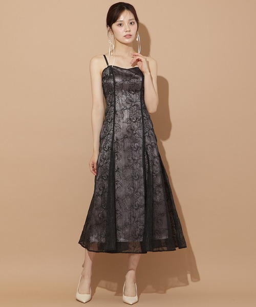 WILLSELECTION（ウィルセレクション）の「フラワー刺しゅうキャミワンピース（ワンピース）」 - WEAR