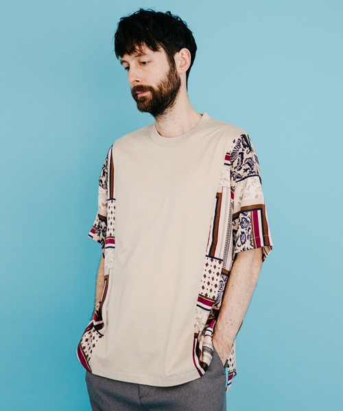 MR.OLIVE（ミスターオリーブ）の「MR.OLIVE ミスターオリーブ / MIX COLLAGE SATIN / BIG ...