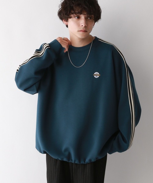 RAGEBLUE（レイジブルー）の「【WEB限定】サイドライン/テックプルオーバースウェット/ハーフジップ（スウェット）」 - WEAR