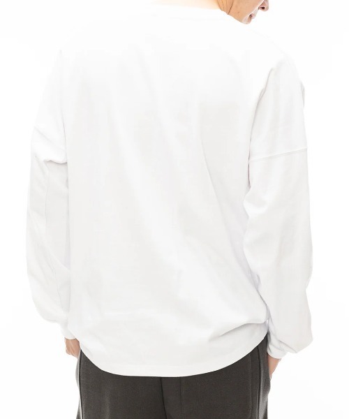 RVCA（ルーカ）の「RVCA メンズ RECESSION LT ロンT 【2024年秋冬モデル】/ルーカワンポイントドロップショルダー長袖 ...