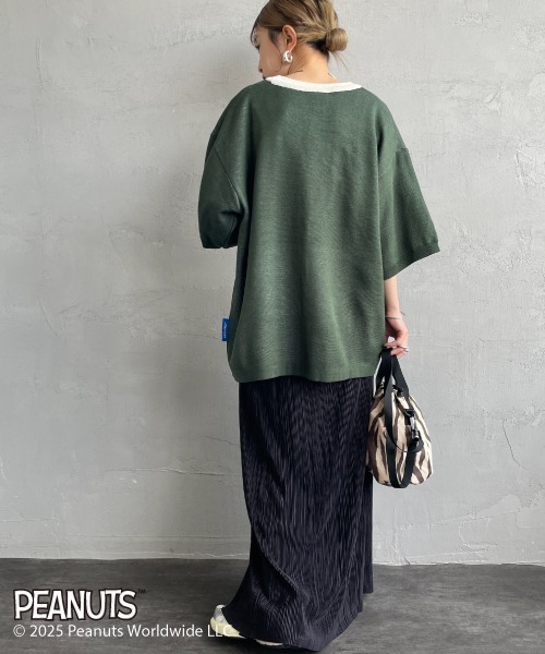 SEQUENZ（シークエンズ）の「【WEB限定】[SEQUENZ/シークエンズ] SNOOPY ジャガード サマーニット（ニット/セーター）」 - WEAR