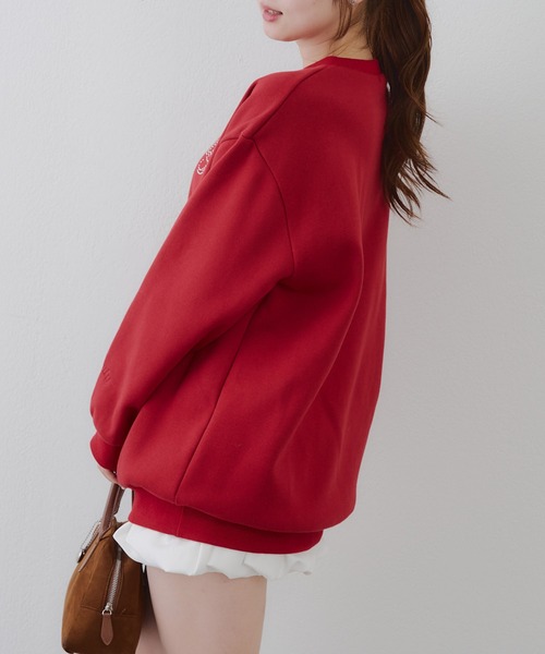 continuer de NICE CLAUP（コンティニューデナイスクラップ）の「キラキラロゴクマ裏起毛スウェット（スウェット）」 - WEAR